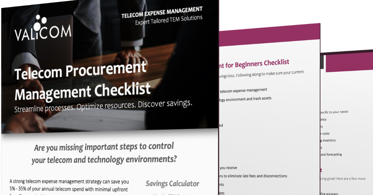 Free Download: Telecom Procurement Management Checklist